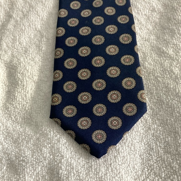 Robert Talbott | Accessories | Robert Talbott Blue And Gold Classic Tie | Poshmark
